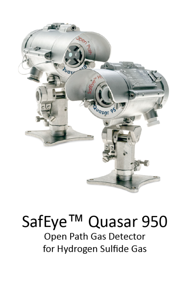 Spectrex 950 Series Open Path Gas Detector for Hydrogen Sulfide (H2S ...